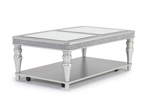 Avril Coffee Table In Silver | Coffee Tables | Living Room – Mor Furniture
