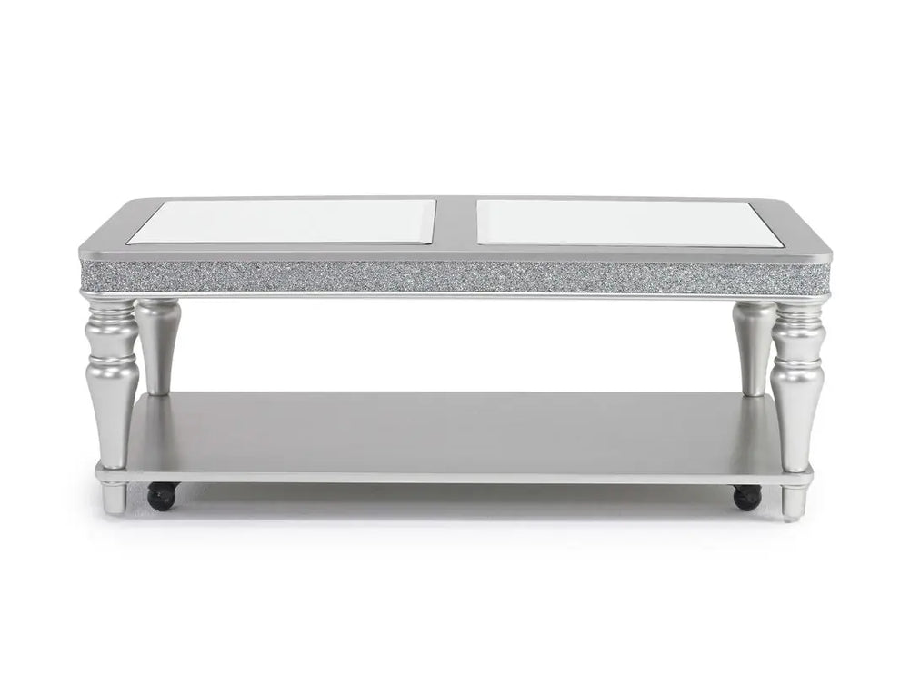 Avril Coffee Table In Silver | Coffee Tables | Living Room – Mor Furniture