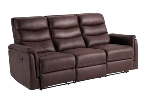 Forte Reclining Sofa In Dark Brown | Sofas | Living Room – Mor Furniture