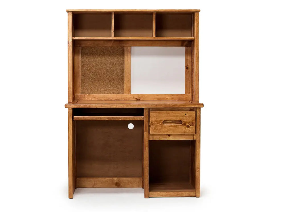 Young Pioneer Desk & Hutch In Natural | Desks | Kids Bedroom – Mor ...
